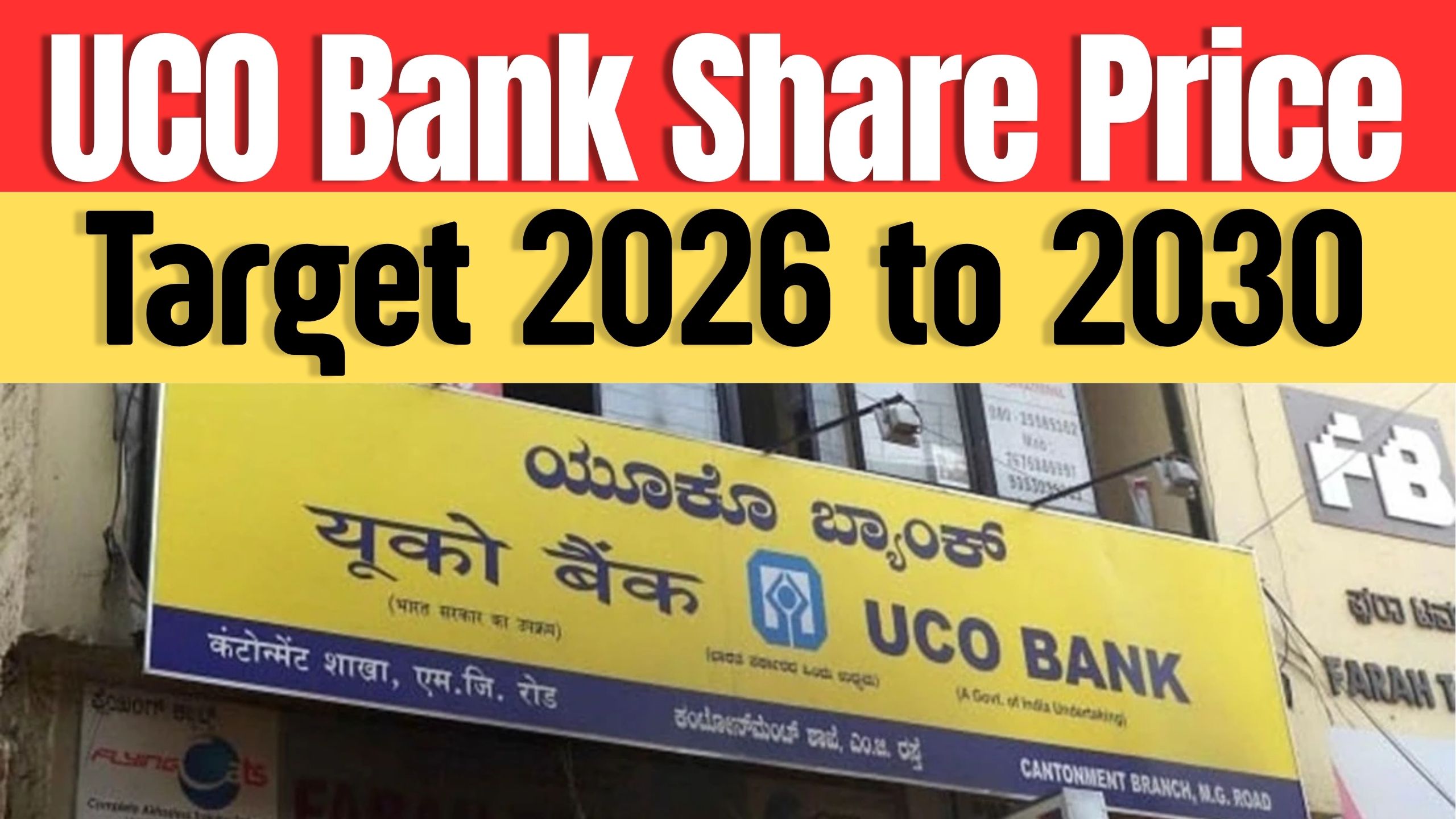 UCO Bank Share Price Target 2026 to 2030 - Orunodoi
